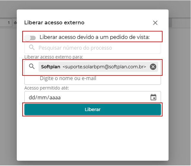 Como liberar acesso externo de documentos? – TCE-HUB | Solar BPM